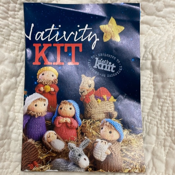 Let’s Knit Together | Holiday | Lets Knit Nativity Christmas Knit Kit 3 Exclusive Patterns 6 ...